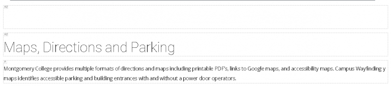 Empty Headings: Where did my heading go? - Universal Design Center